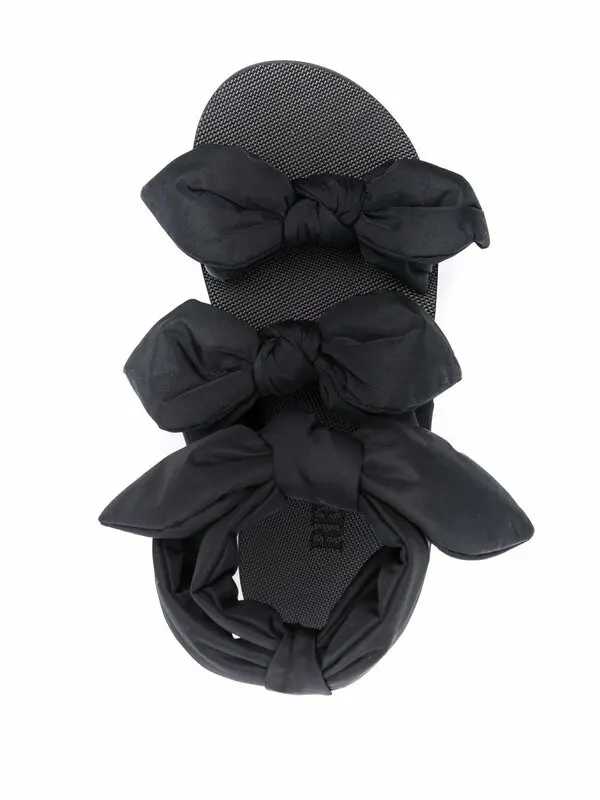 Red Valentino Bow-detail Padded-strap Sandals