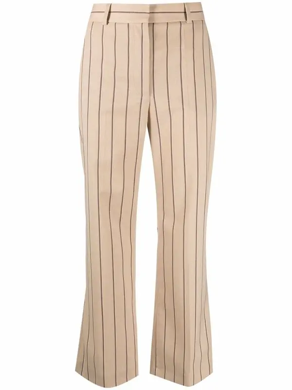 JOSEPH Talia Stripe-print Trousers