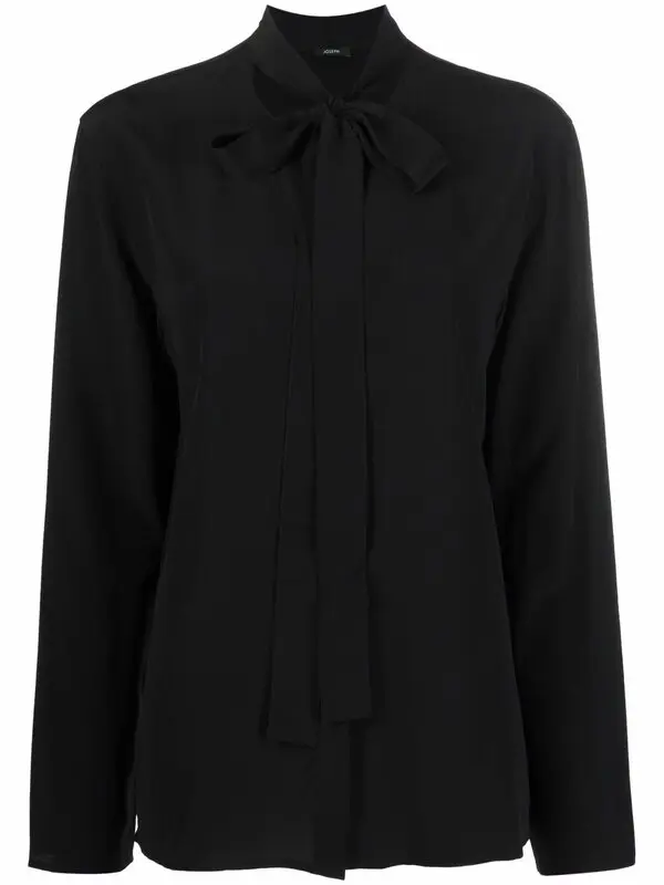 JOSEPH Bayne Tie-fastening Blouse