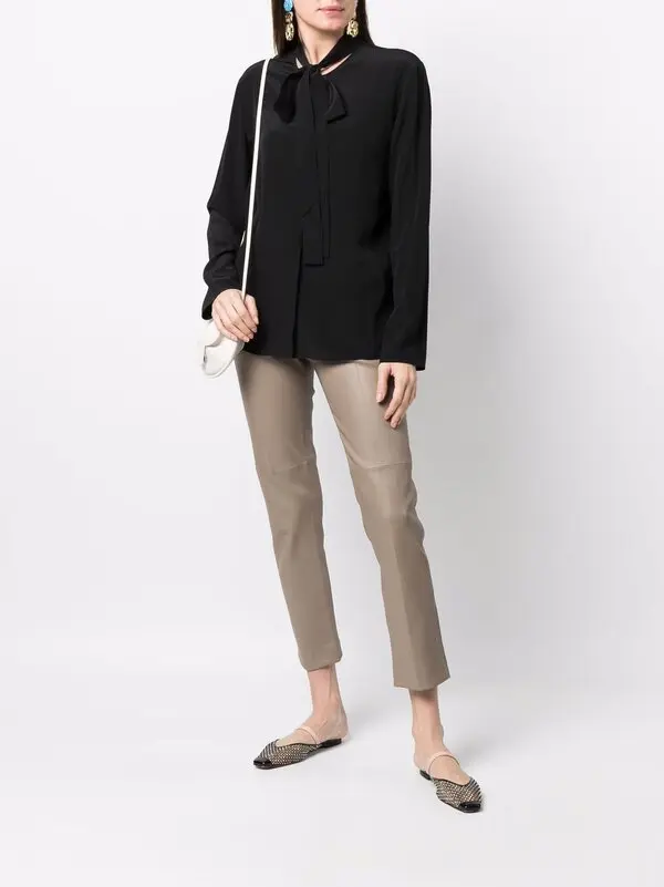 JOSEPH Bayne Tie-fastening Blouse