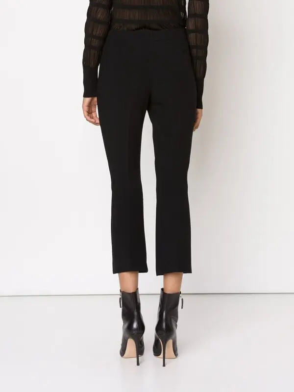 Alexander McQueen Cropped Trousers - Black