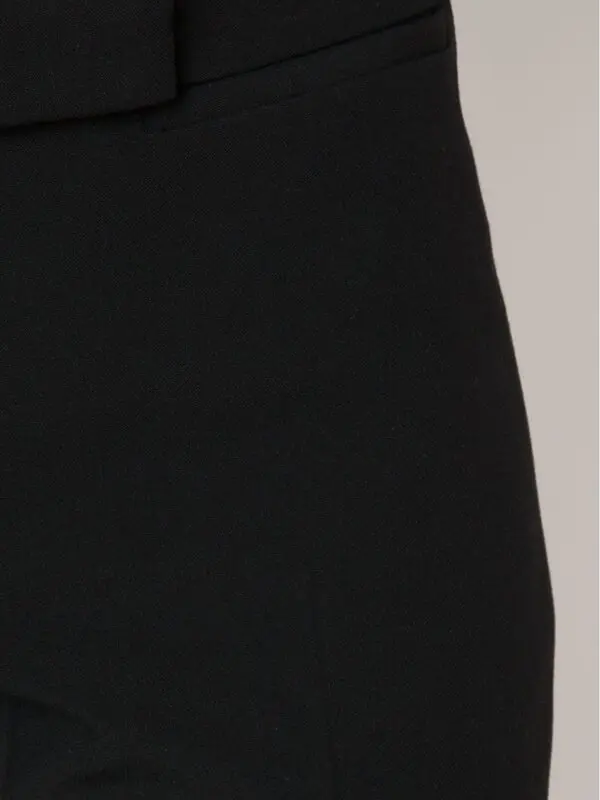 Alexander McQueen Cropped Trousers - Black