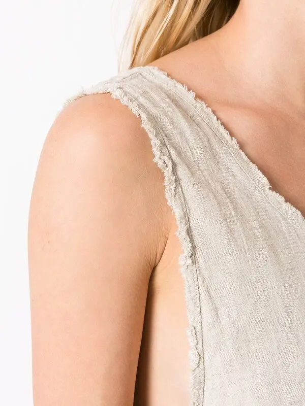 OSKLEN Frayed-edge Top