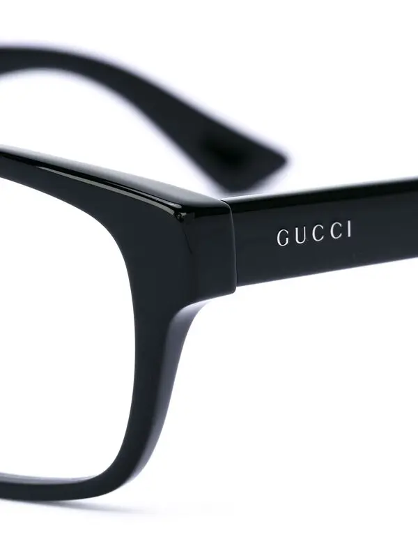 Gucci Rectangle Frame Glasses - Black