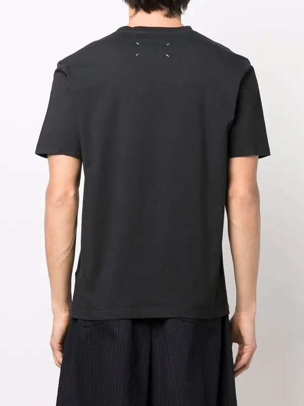 MAISON MARGIELA Crew-neck Cotton T-shirt - Black