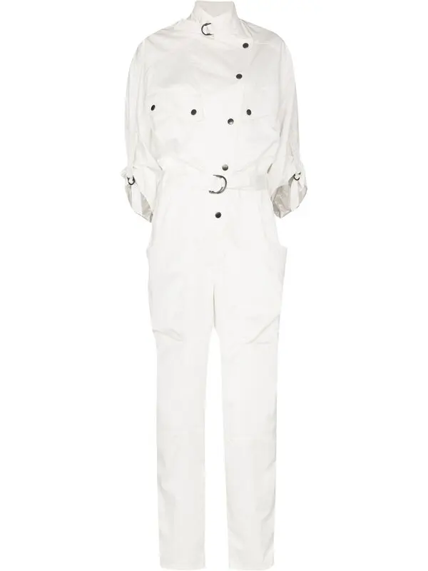 Isabel Marant Étoile Asymmetric Cotton Boilersuit