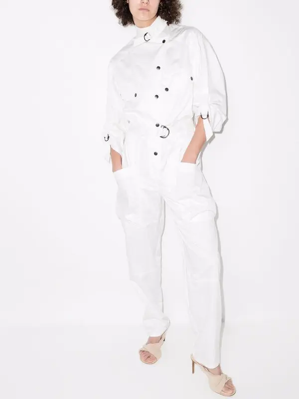 Isabel Marant Étoile Asymmetric Cotton Boilersuit