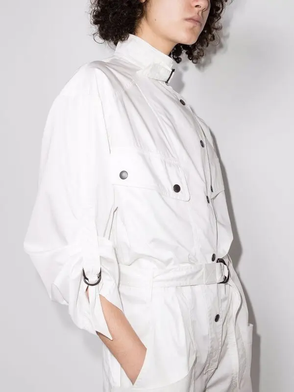 Isabel Marant Étoile Asymmetric Cotton Boilersuit