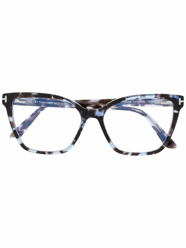 TOM FORD Tortoiseshell Cat-eye Glasses - Brown