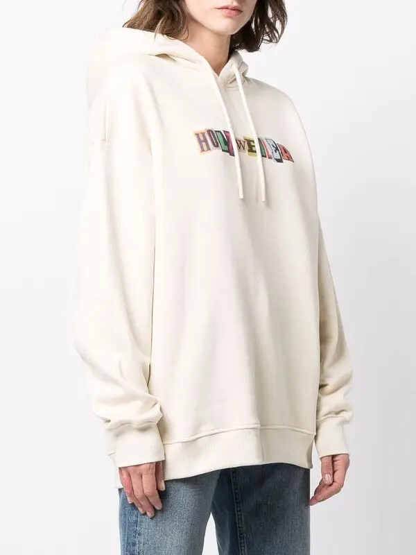 HOLZWEILER Logo Print Cotton-modal Blend Hoodie