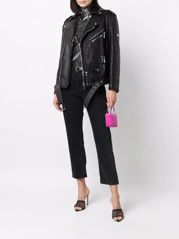 Dolce & Gabbana Studded Biker Jacket