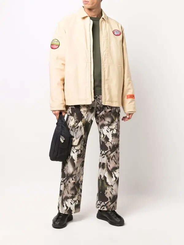 Heron Preston Patch-detail Canvas Jacket