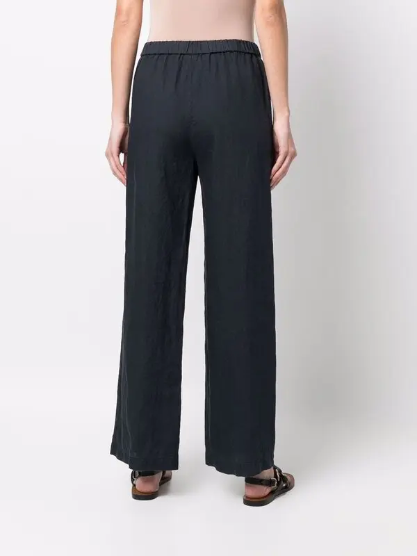 Aspesi Wide-leg Linen Trousers