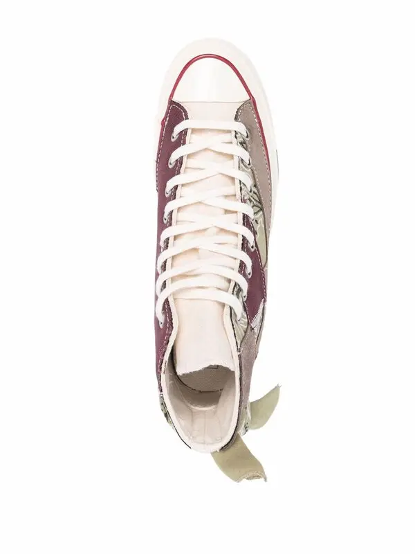 CONVERSE Marron Paisley Patchwork Sneakers