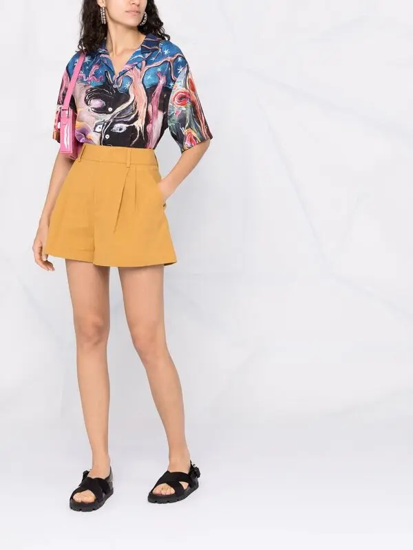 Red Valentino High-waisted Tailored Shorts