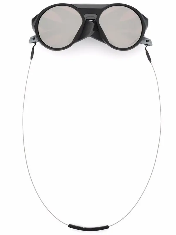 Oakley Clifton Round Frame Sunglasses - Black