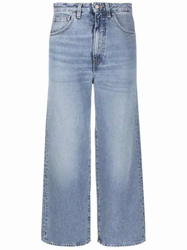 TOTEME High-waisted Wide-leg Jeans - Blue