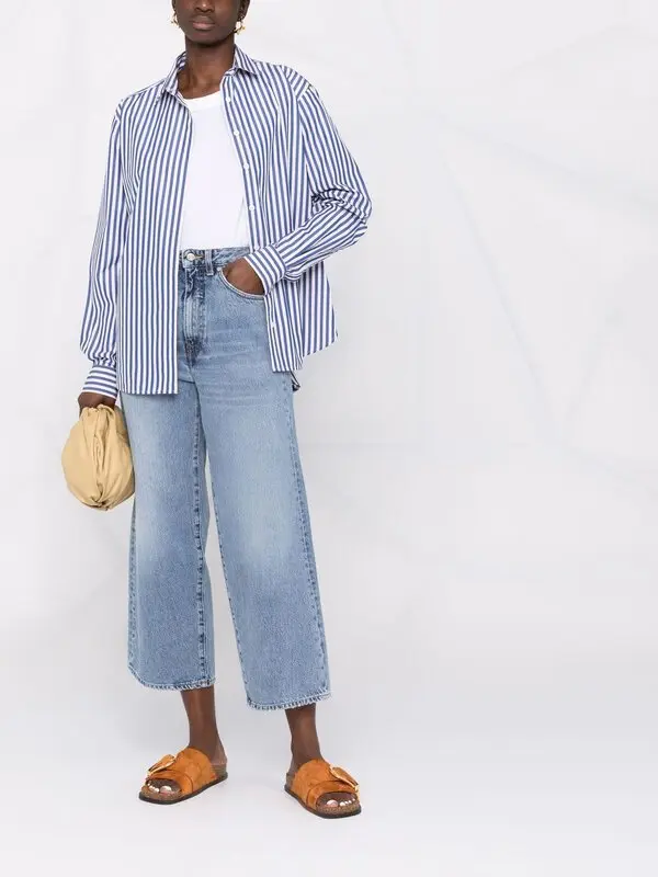 TOTEME High-waisted Wide-leg Jeans - Blue