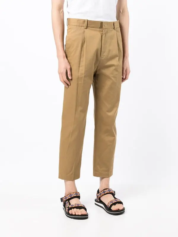 MARANT Tailored Cropped Trousers - Brown
