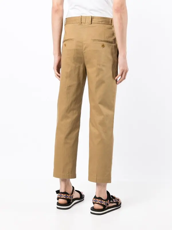 MARANT Tailored Cropped Trousers - Brown