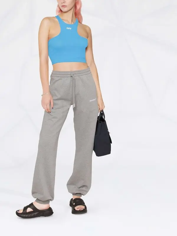 Off-White Logo-print Track Pants - Grey