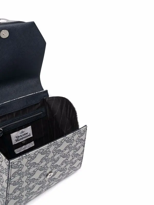 Buy VIVIENNE WESTWOOD Grace Orb Plaque-detail Backpack - Blue At