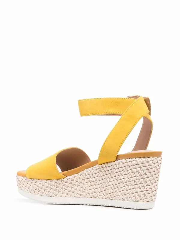 Geox Lipari Woven Wedge Sandals