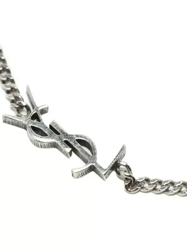 Saint Laurent Logo-detail Bracelet