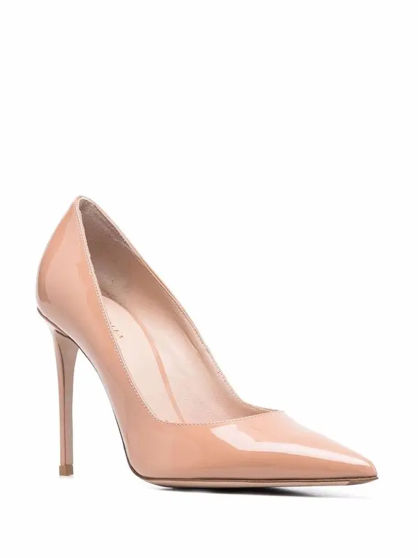 LE SILLA Eva Patent Leather Pumps - Neutrals