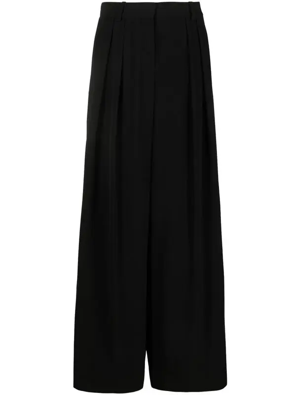Balmain High-waisted Palazzo Trousers