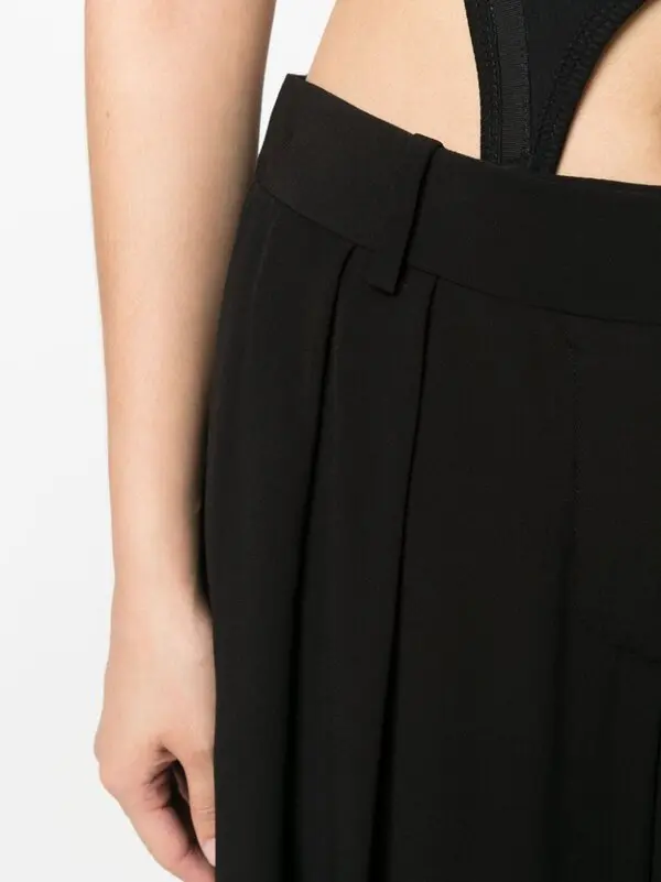 Balmain High-waisted Palazzo Trousers