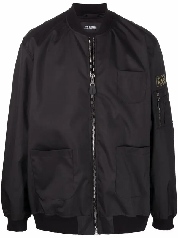 Raf Simons Echodomer-print Bomber Jacket