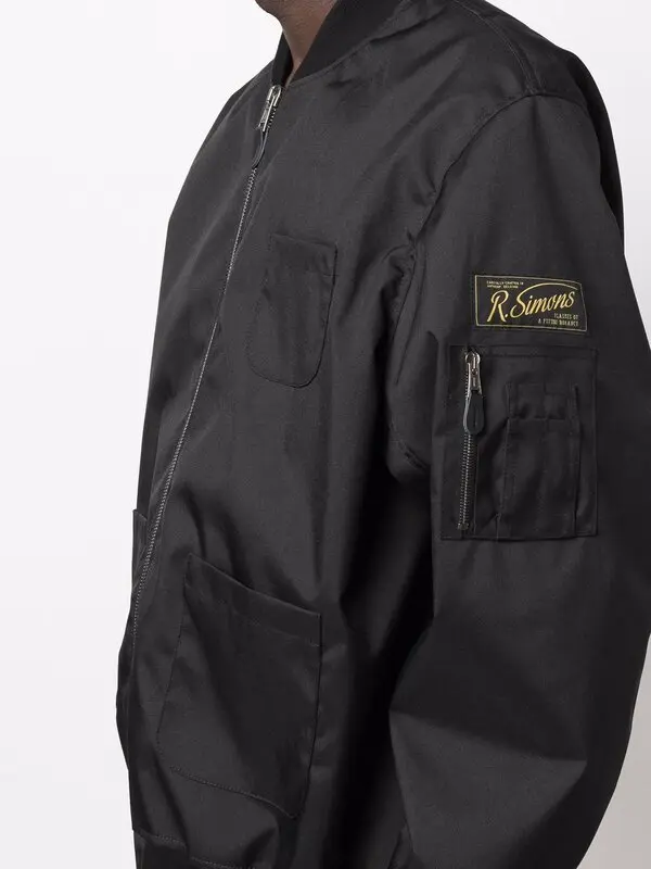 Raf Simons Echodomer-print Bomber Jacket