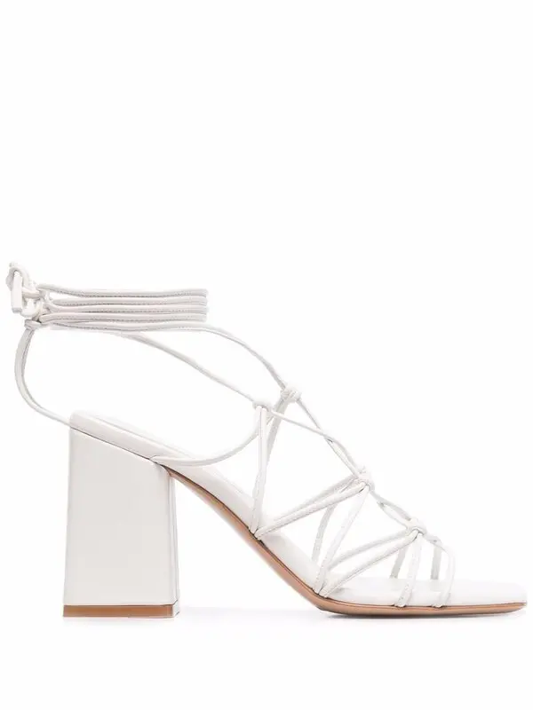 GIANVITO ROSSI Minas 100mm Block Heel Sandals