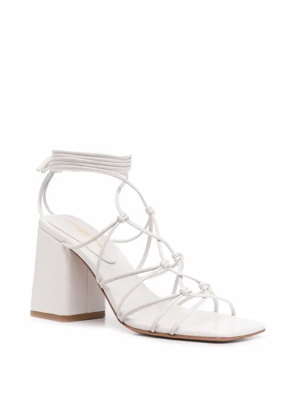 GIANVITO ROSSI Minas 100mm Block Heel Sandals