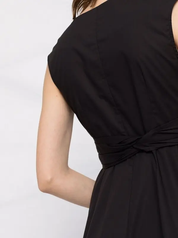Woolrich Waist-tie A-line Dress - Black