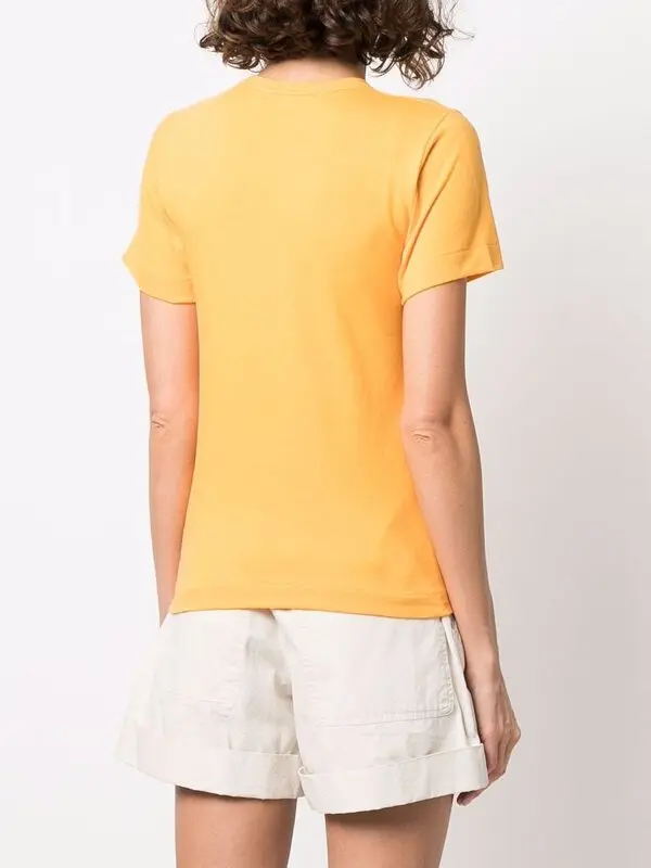 Play Comme Des Garcon Cotton T-shirt - Yellow