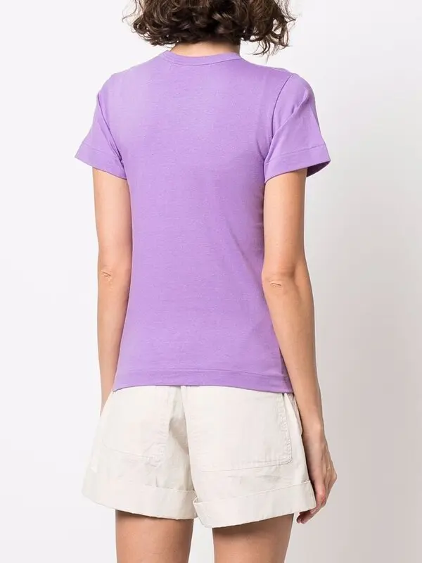 Play Comme Des Garcon Cotton T-shirt - Purple