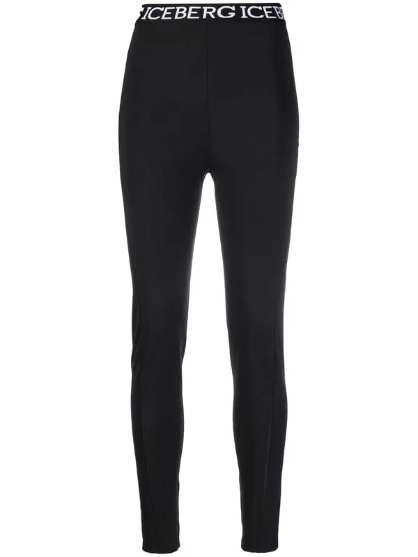 Iceberg Logo-waist Leggings