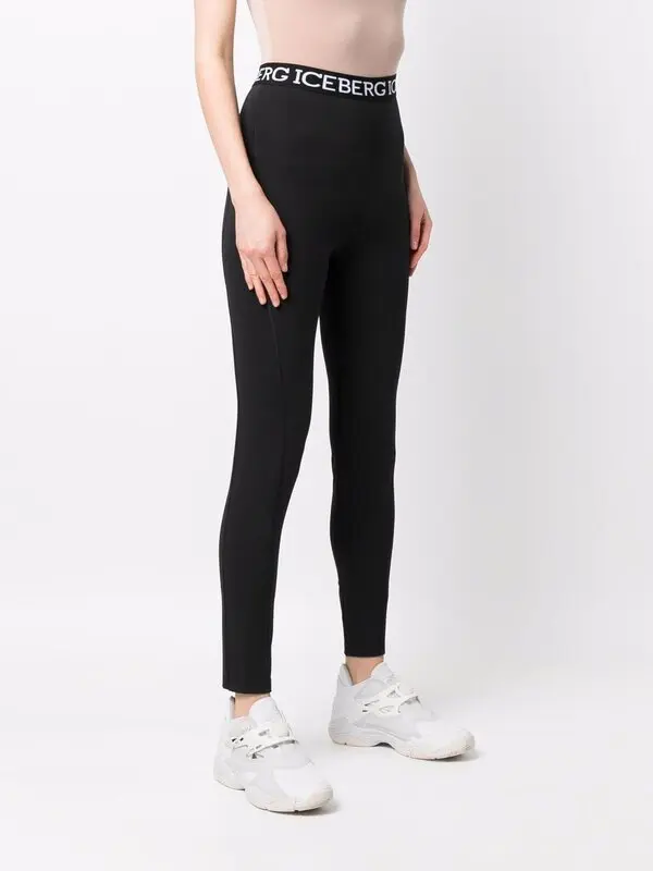 Iceberg Logo-waist Leggings