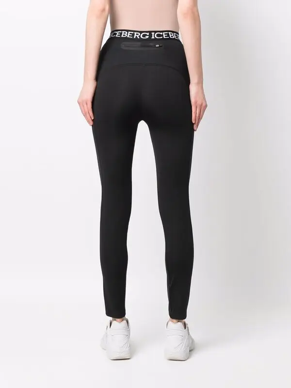 Iceberg Logo-waist Leggings
