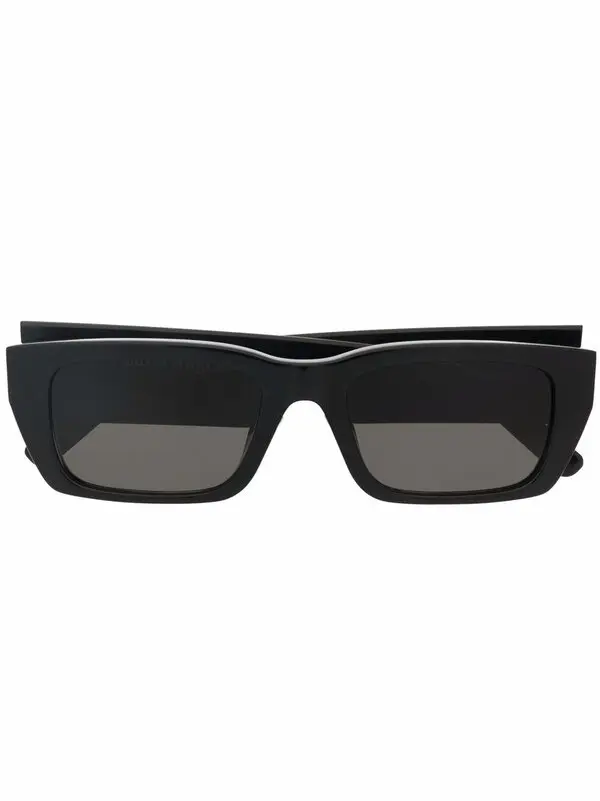 Palm Angels Rectangle-frame Sunglasses - Black