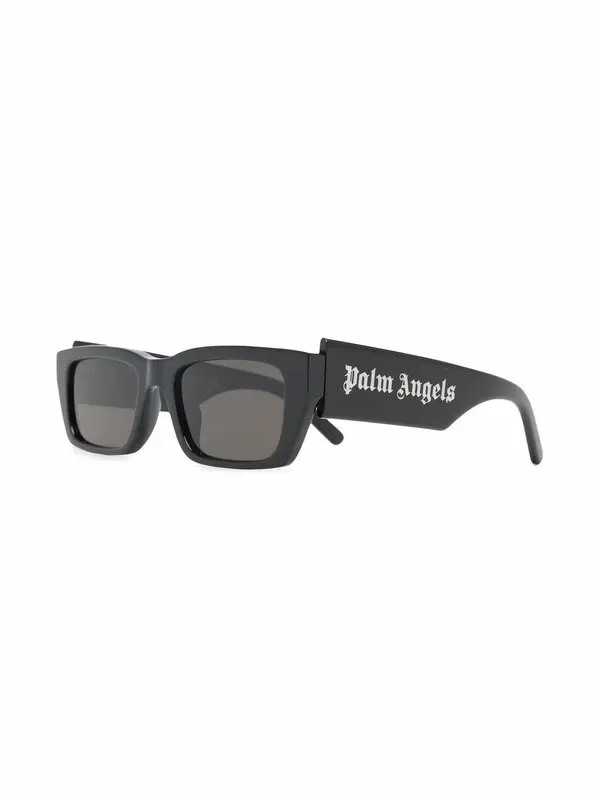 Palm Angels Rectangle-frame Sunglasses - Black