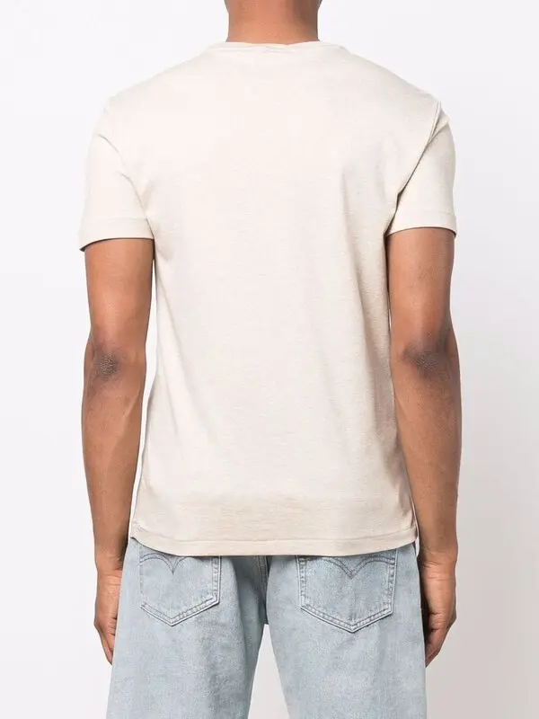 Polo Ralph Lauren Polo Pony Logo Embroidered T-shirt - Neutrals