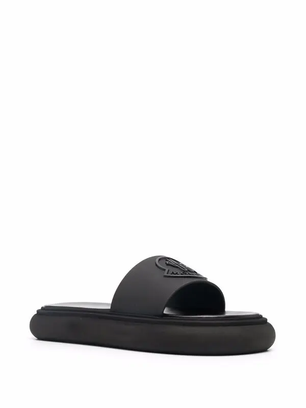 Moncler Logo-embossed Slide Sandals