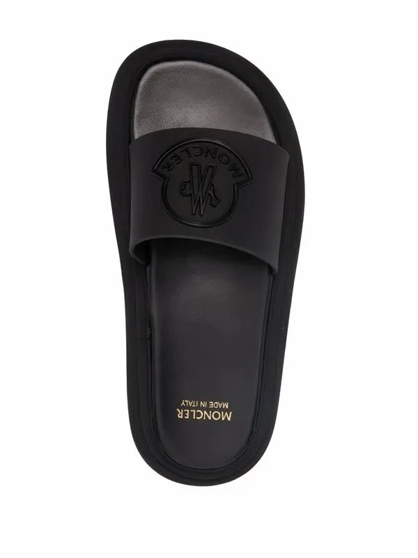 Moncler Logo-embossed Slide Sandals