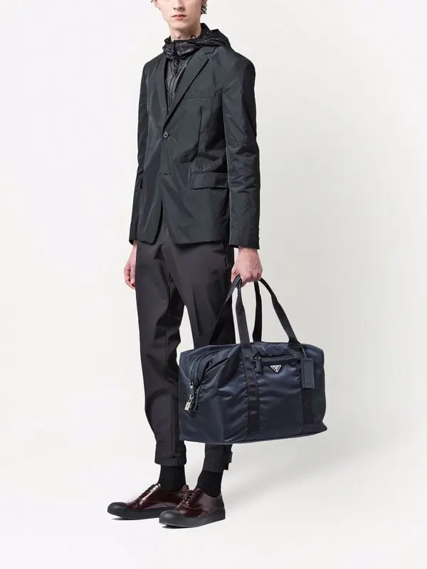 Prada Re-nylon Holdall Bag With Triangle Logo