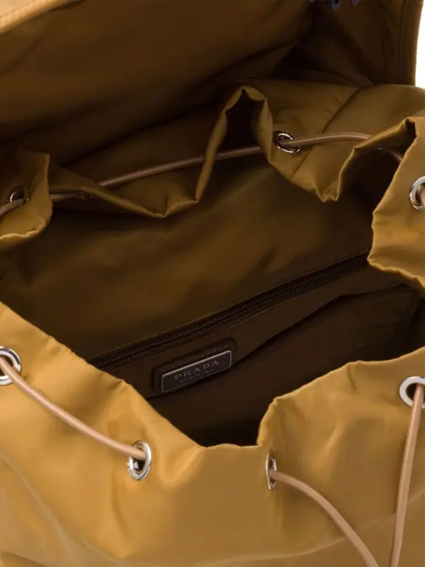 Prada Re-Nylon Multi-Pocket Backpack - Brown | Editorialist