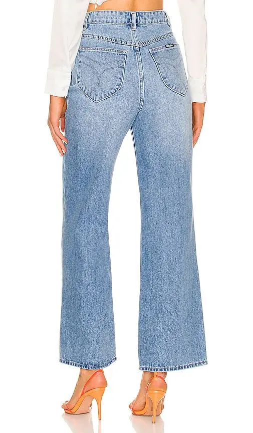 Rolla's Heidi Western Wide Leg Jean In Blue