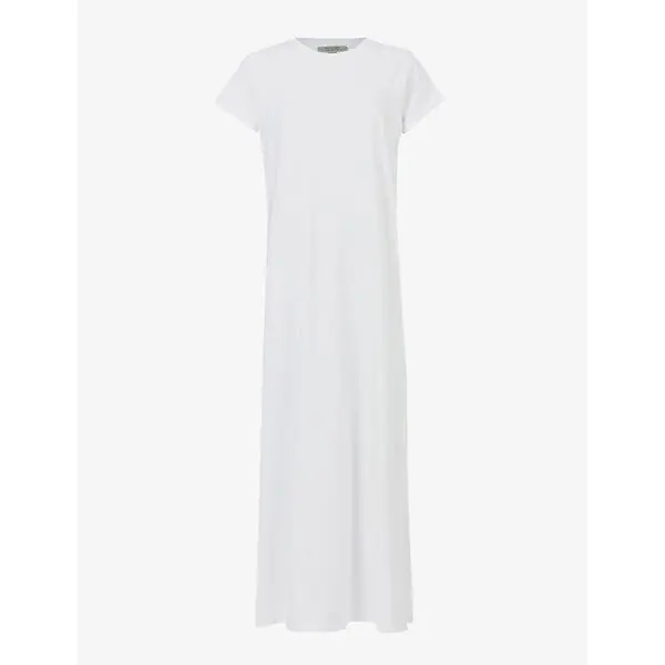 ALLSAINTS Anna Short-sleeve Cotton Maxi Dress